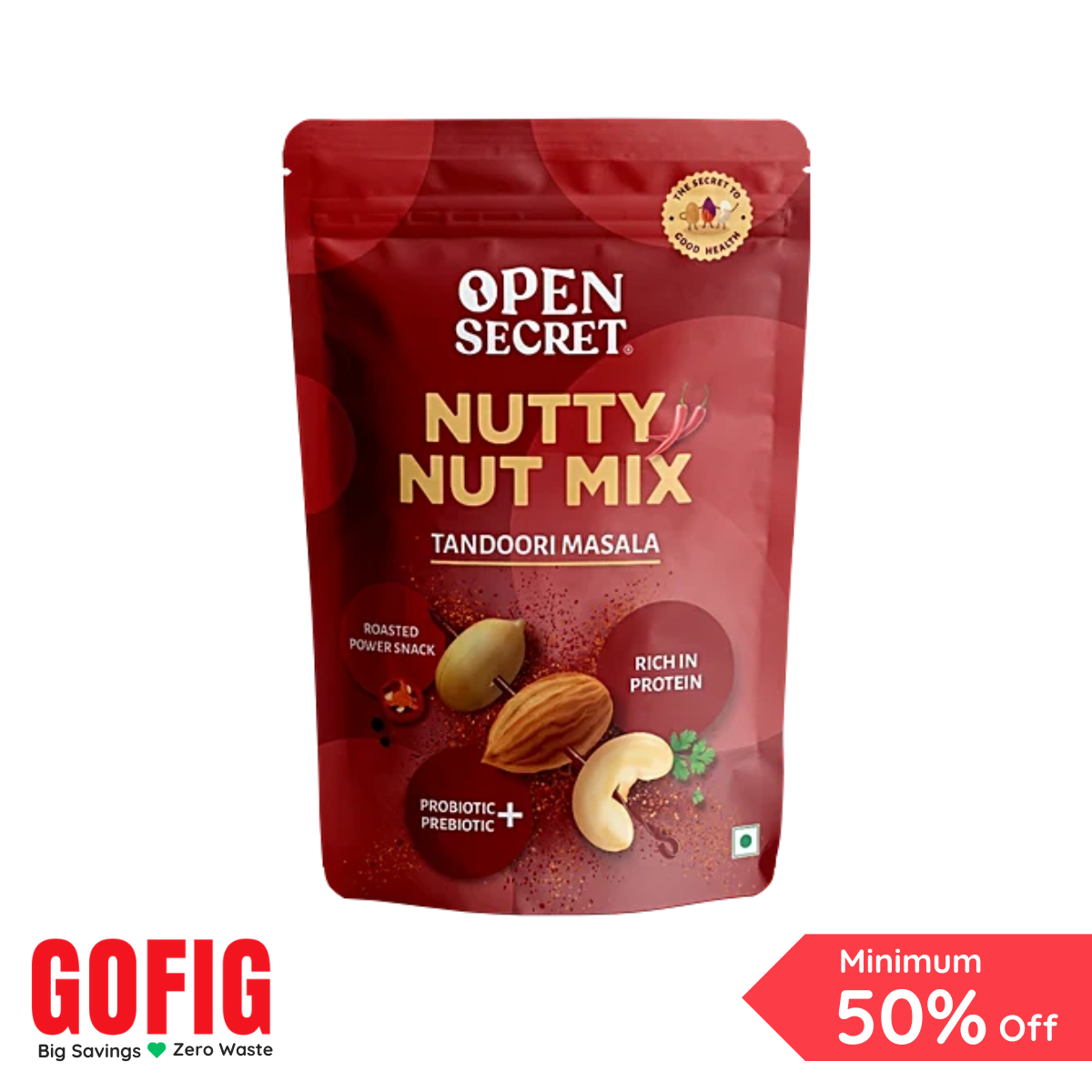 Open Secret Tandoori Masala Nut Mix (60 g) – Gofig