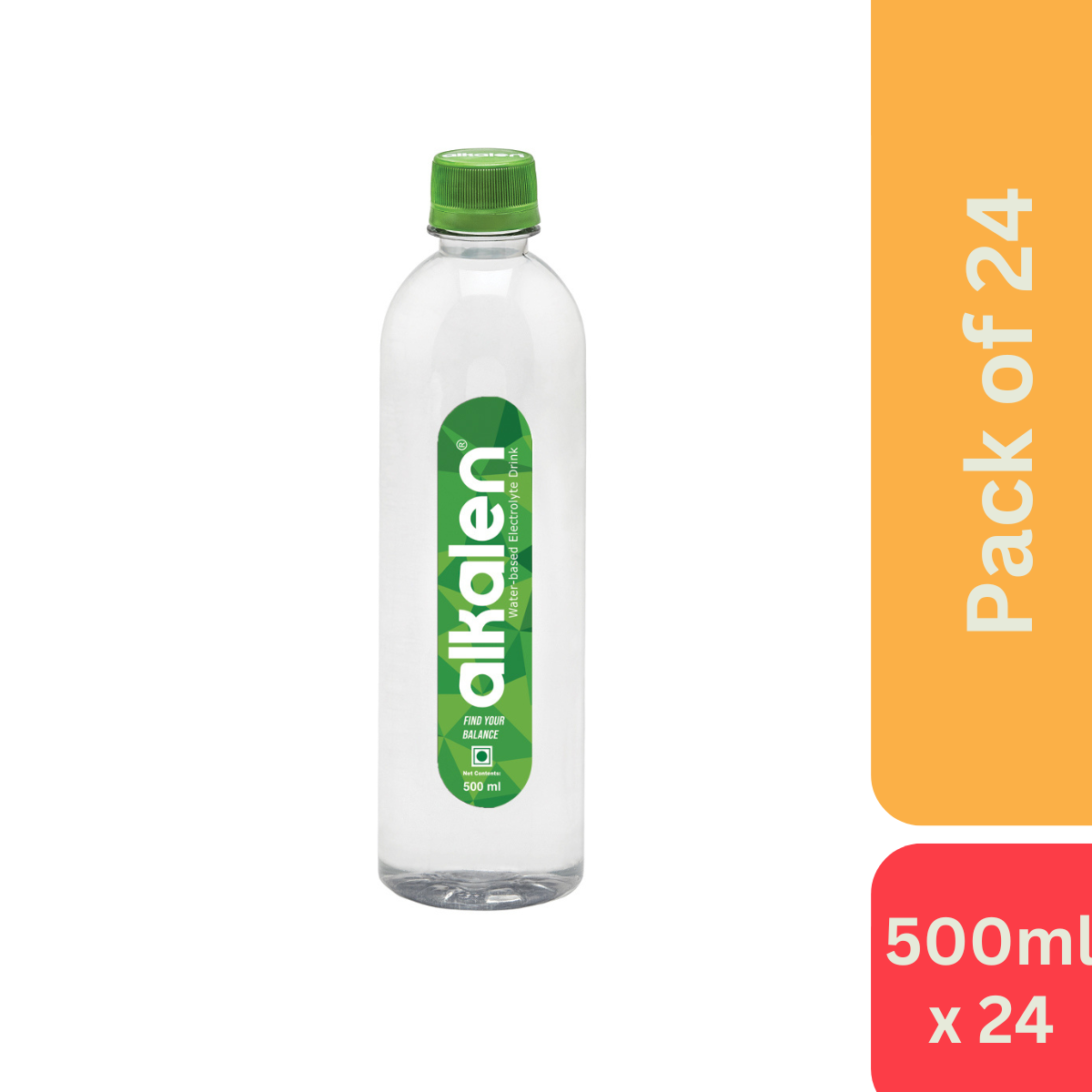 Alkalen - Water Based Electrolyte Drink (500 ml) - Pack of 24 – Gofig