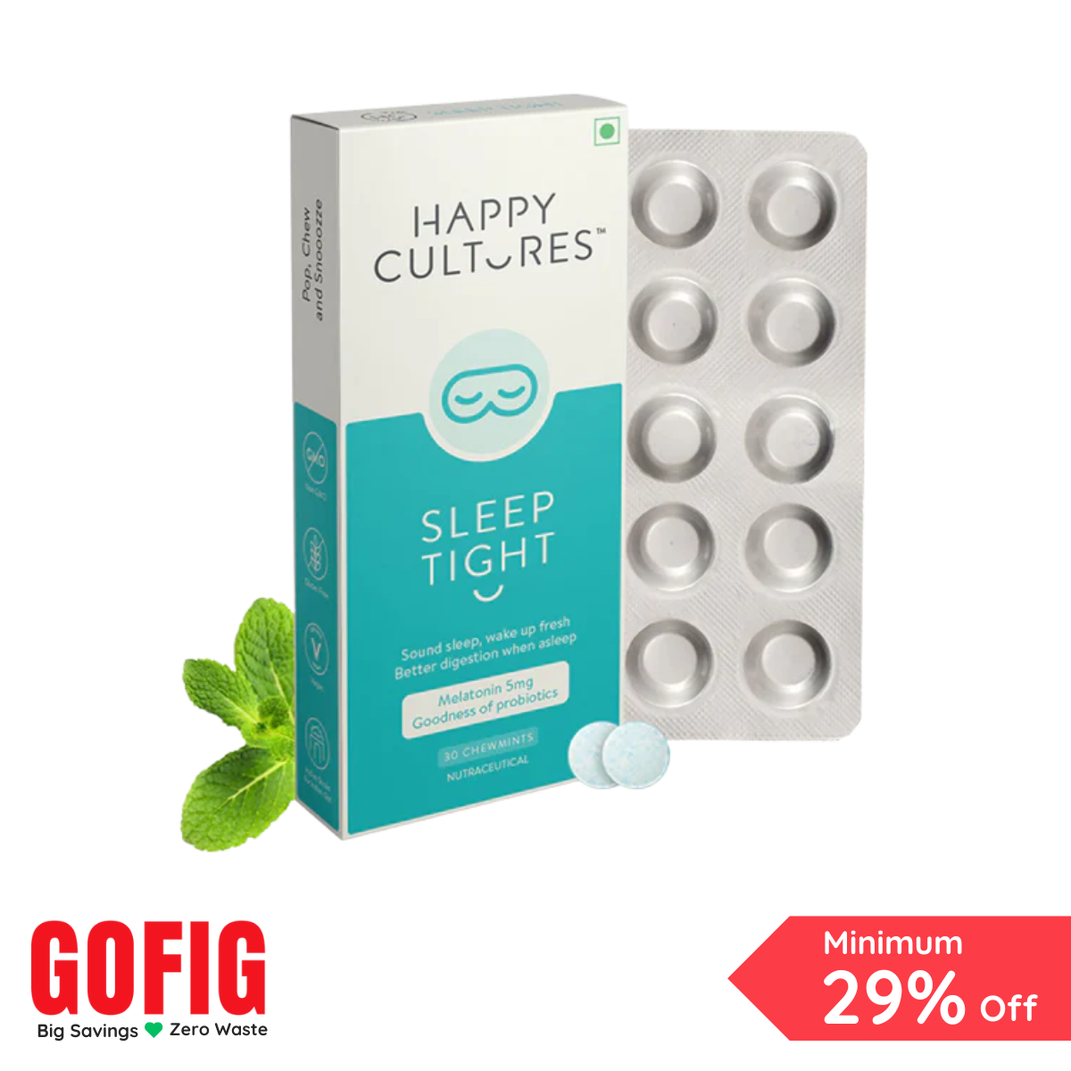 Happy Cultures Sleep Tight Health Supplements (30 g) – Gofig
