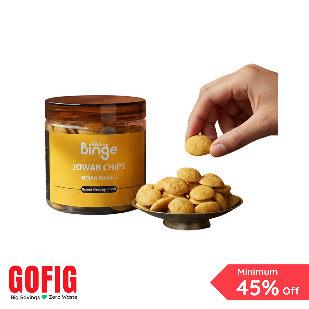 The Healthy Binge Jowar Chips Indian Masala (30 g) – Gofig